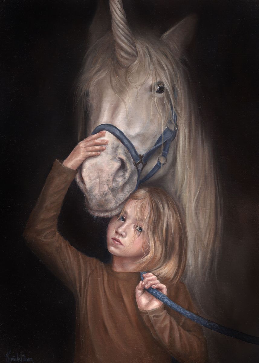 'Faythe' Poster, picture, metal print, paint by Kyra Wilson | Displate