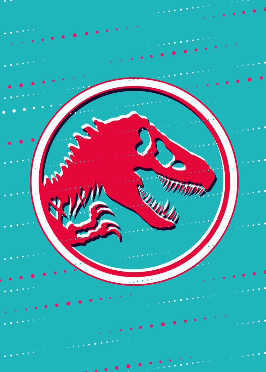 'Jurassic Logo 6' Poster, picture, metal print, paint by Jurassic World ...