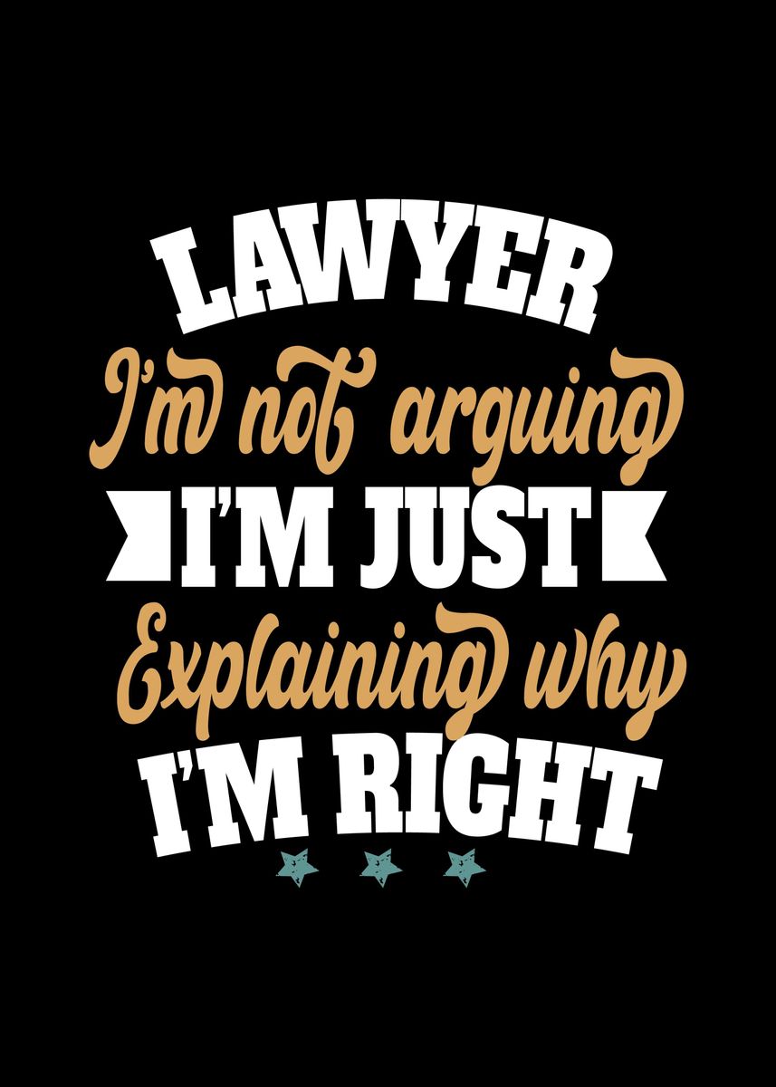 'Lawyer Law' Poster by Sebastian Wünsche | Displate