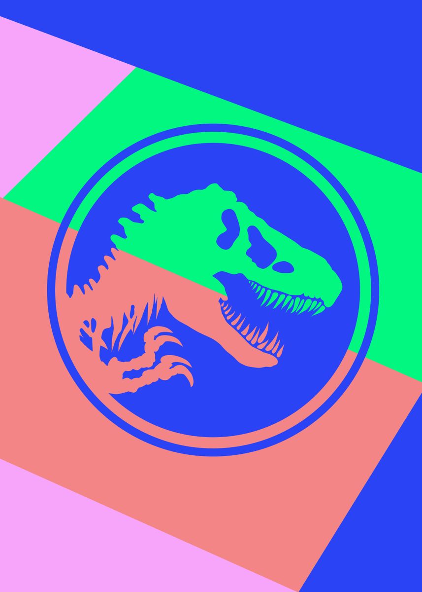 'Jurassic Logo 24' Poster by Jurassic World | Displate