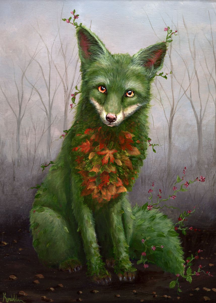 'Rowan' Poster, picture, metal print, paint by Kyra Wilson | Displate