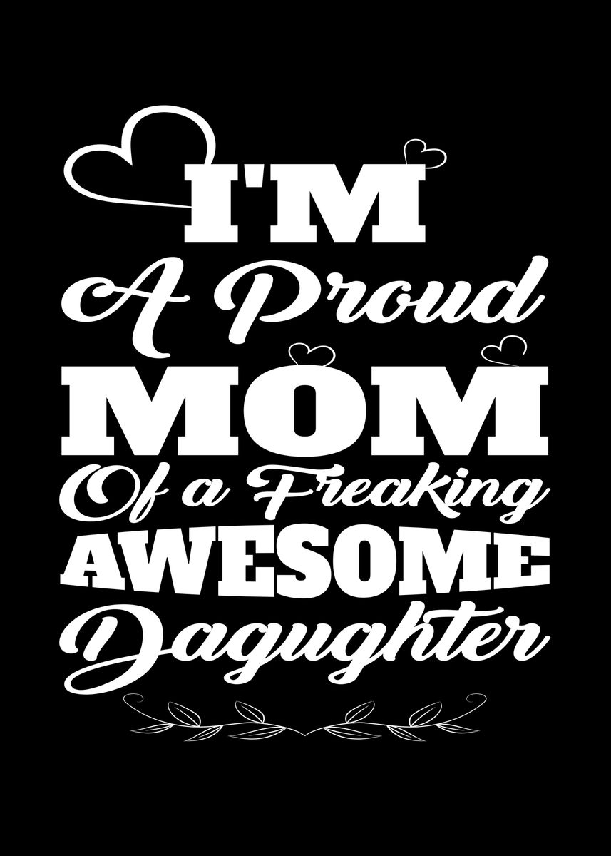 'Mother And Daughter' Poster, picture, metal print, paint by ZS C O M M ...