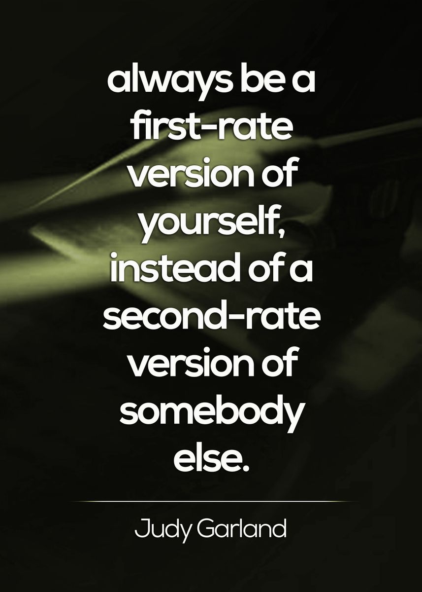 'Always be a first version' Poster by Teacher Quotes | Displate