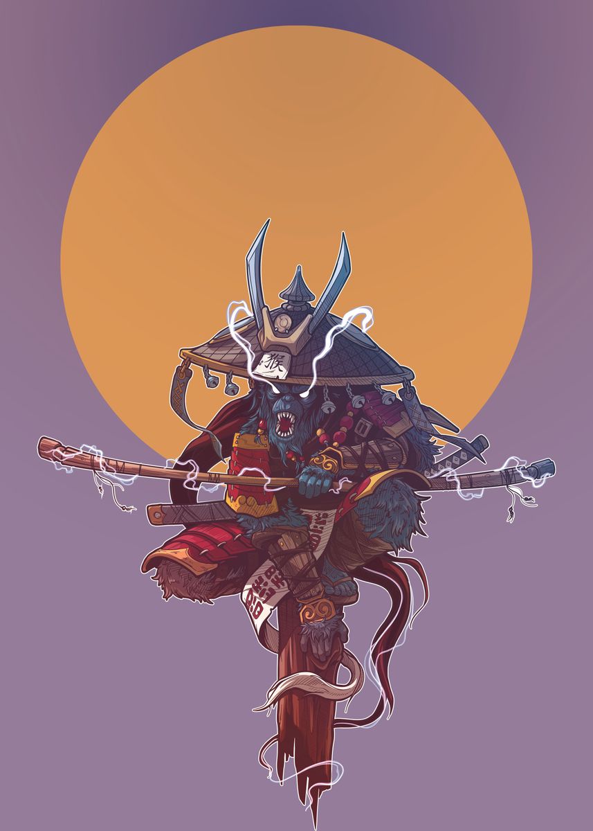 'Cartoon Ninja Art' Poster, picture, metal print, paint by Hanabi ...