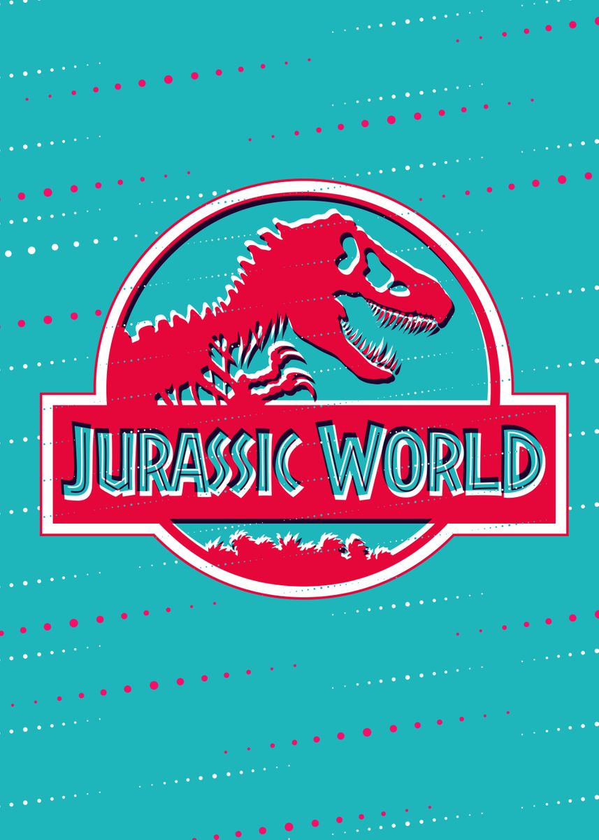 'Jurassic World Logo 6' Poster by Jurassic World | Displate