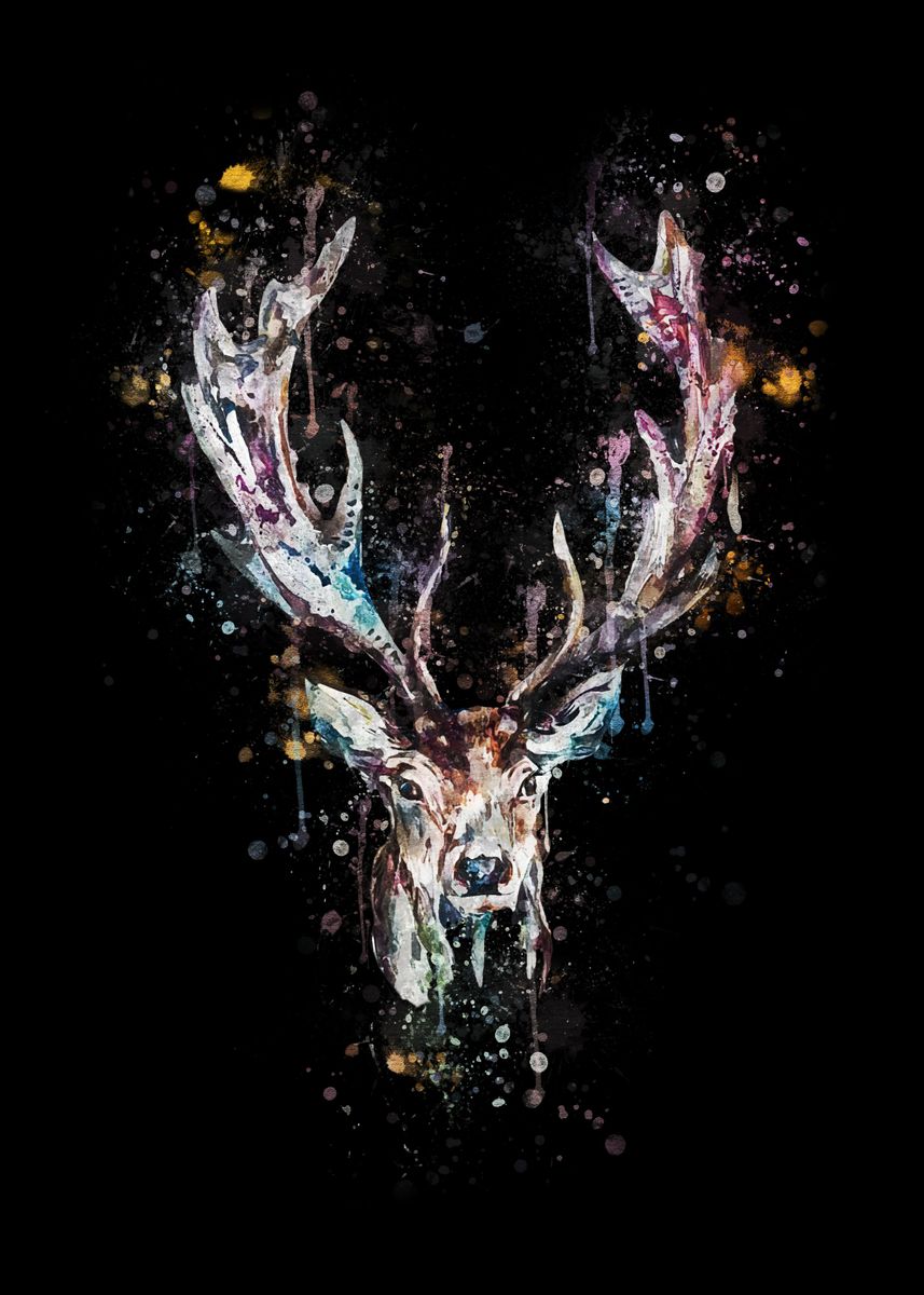 'ANIMAL' Poster, picture, metal print, paint by Sienna Ruby | Displate