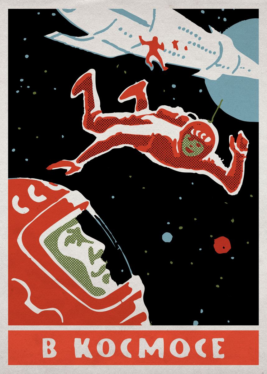 Soviet Space Poster