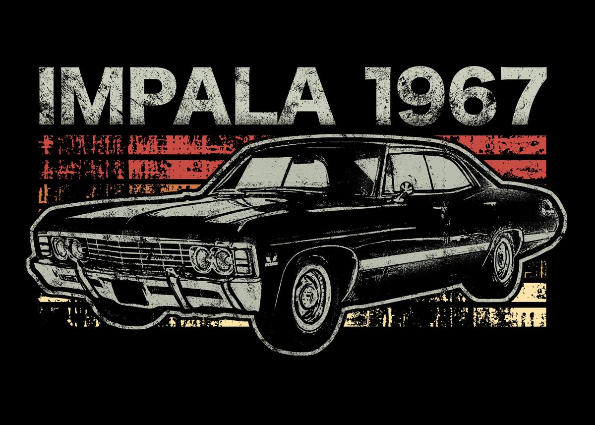 'Impala 1967' Poster by Fanfreak | Displate