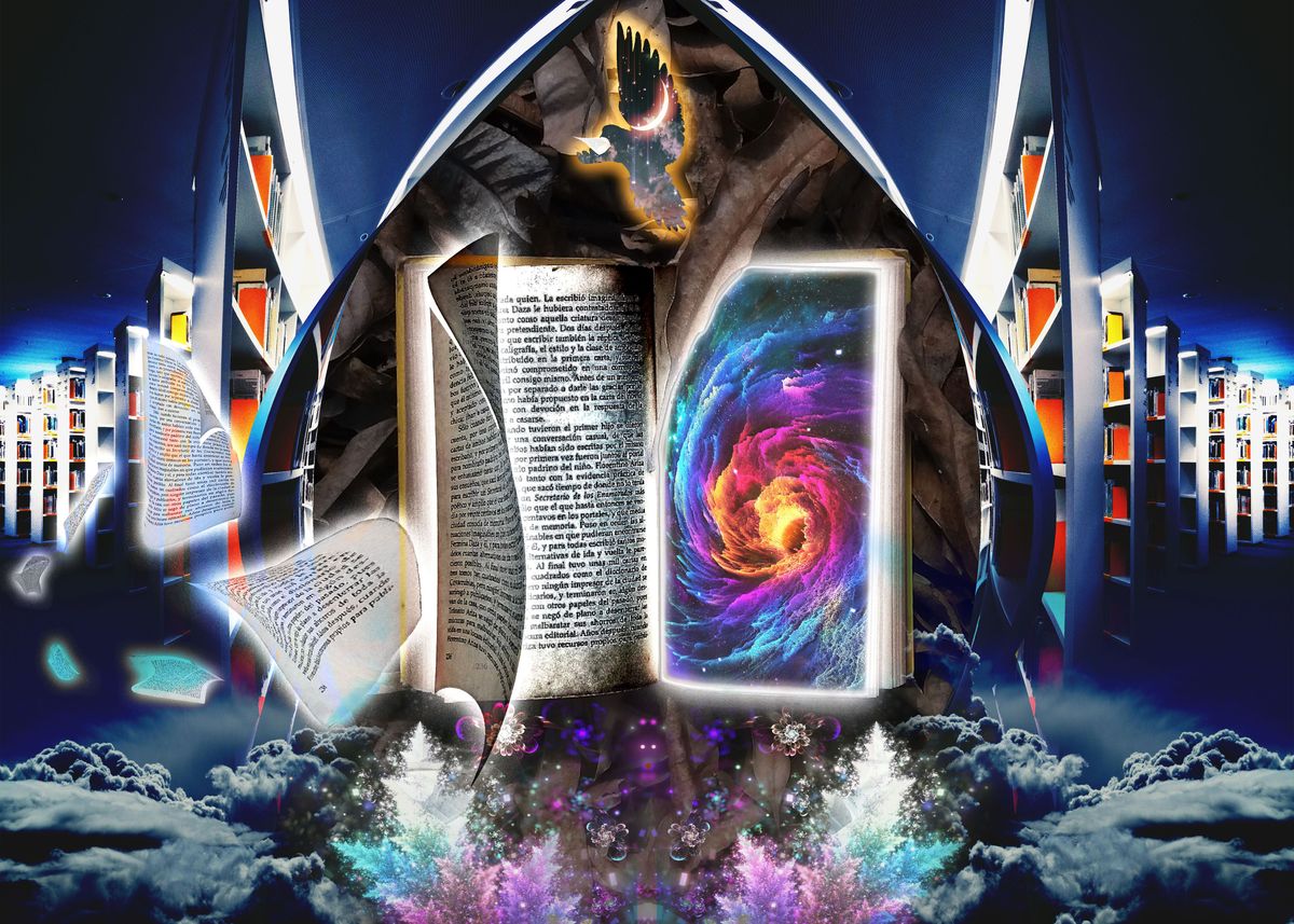 'LAbrary' Poster by Milos Maric | Displate