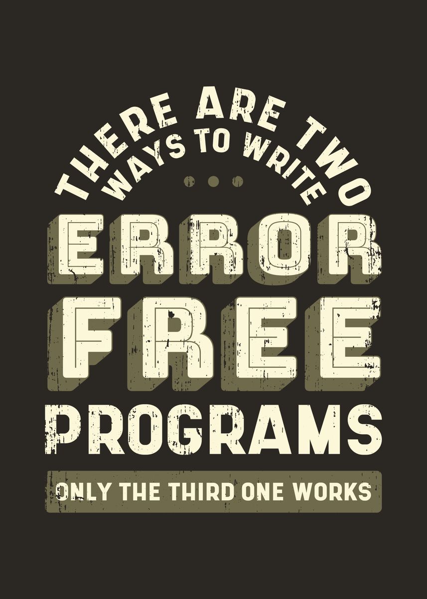 'Funny Programmer Gift' Poster, picture, metal print, paint by Phil ...