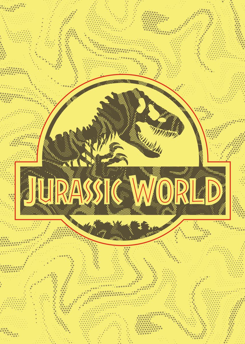 'Jurassic World Logo 9' Poster, picture, metal print, paint by Jurassic ...