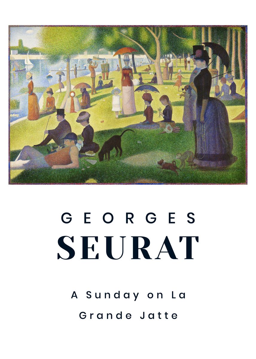 'Georges Seurat Sunday ' Poster, picture, metal print, paint by Barry ...