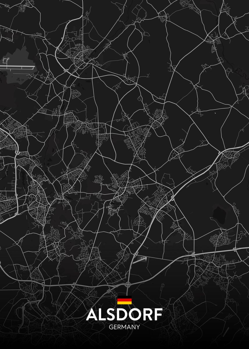 'Alsdorf DE' Poster by IMR Designs | Displate