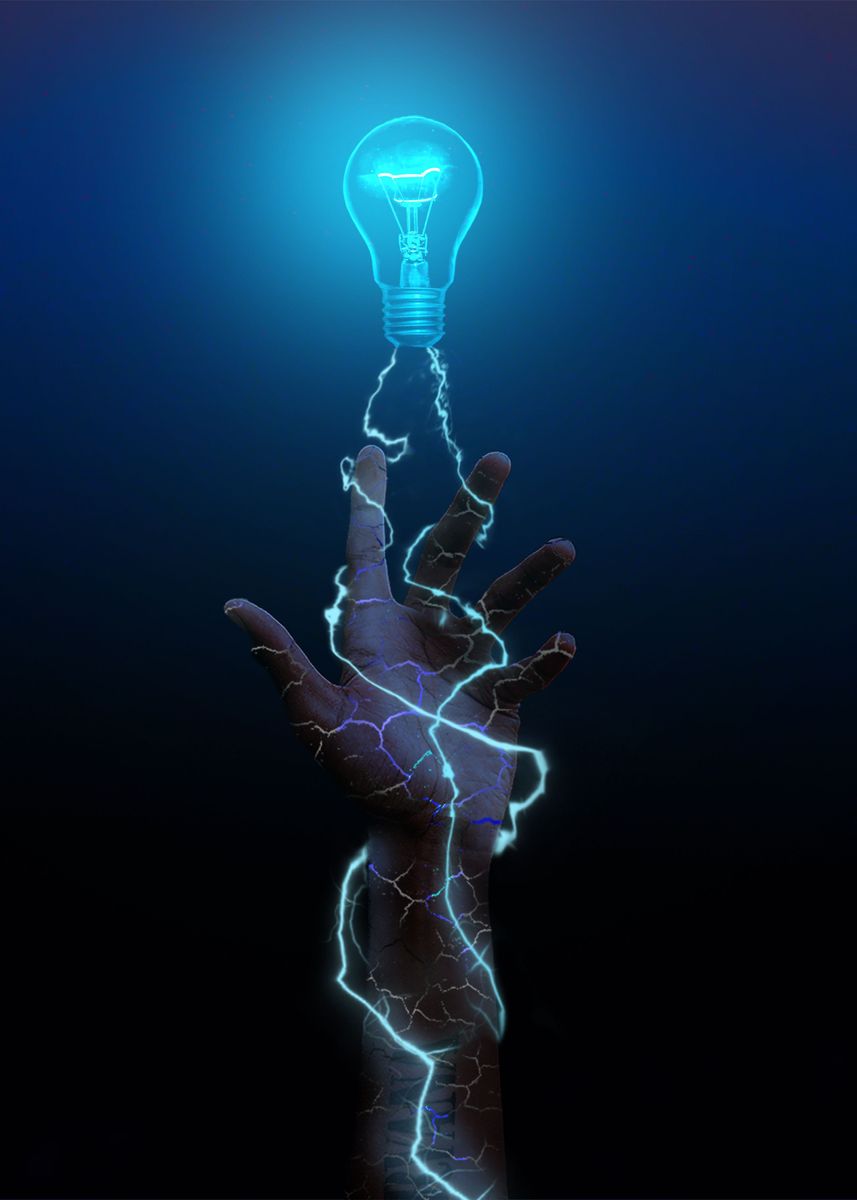 'light it up' Poster by Xi Designs | Displate