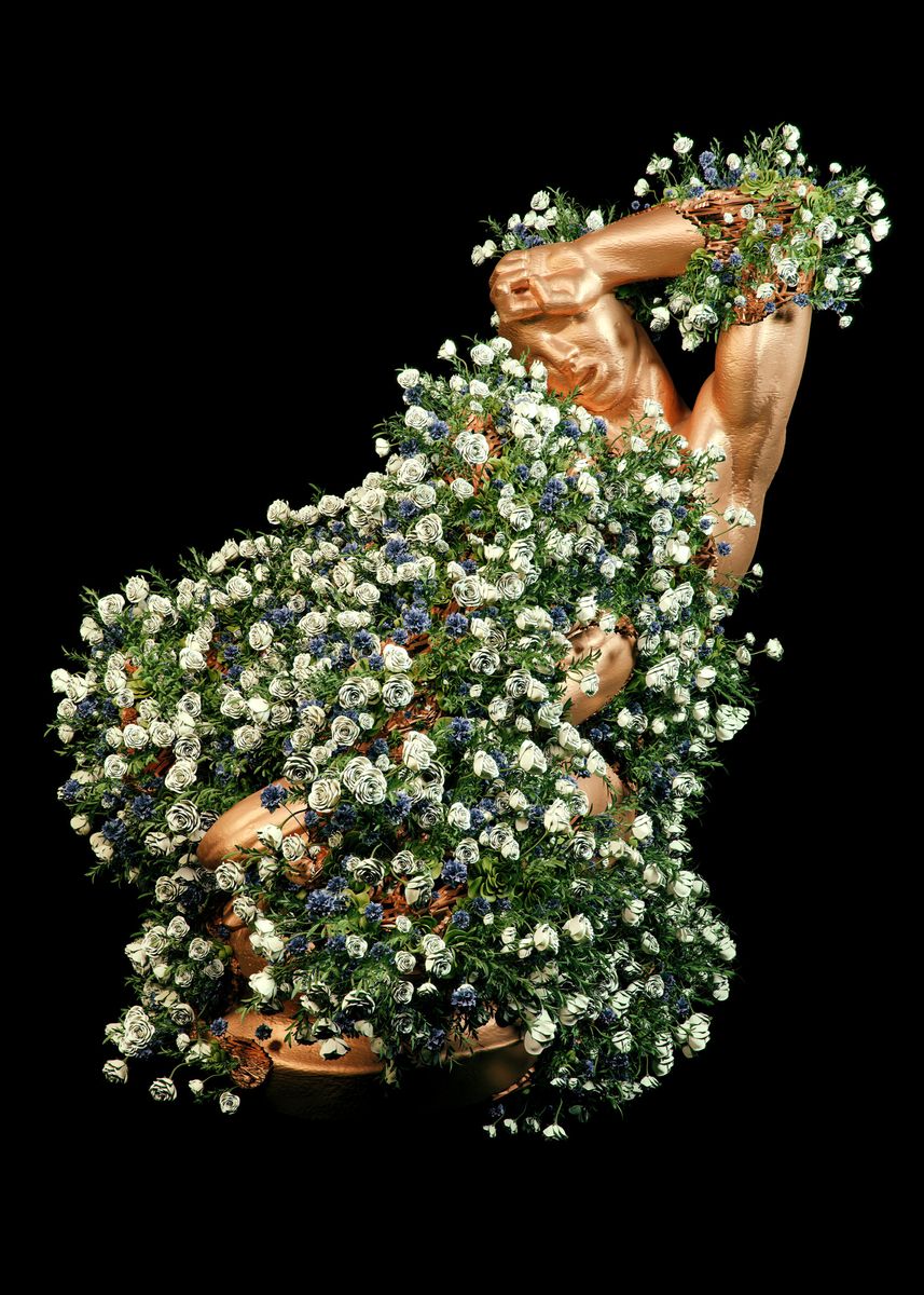 'LEDA' Poster, picture, metal print, paint by Gigi Gvalia | Displate