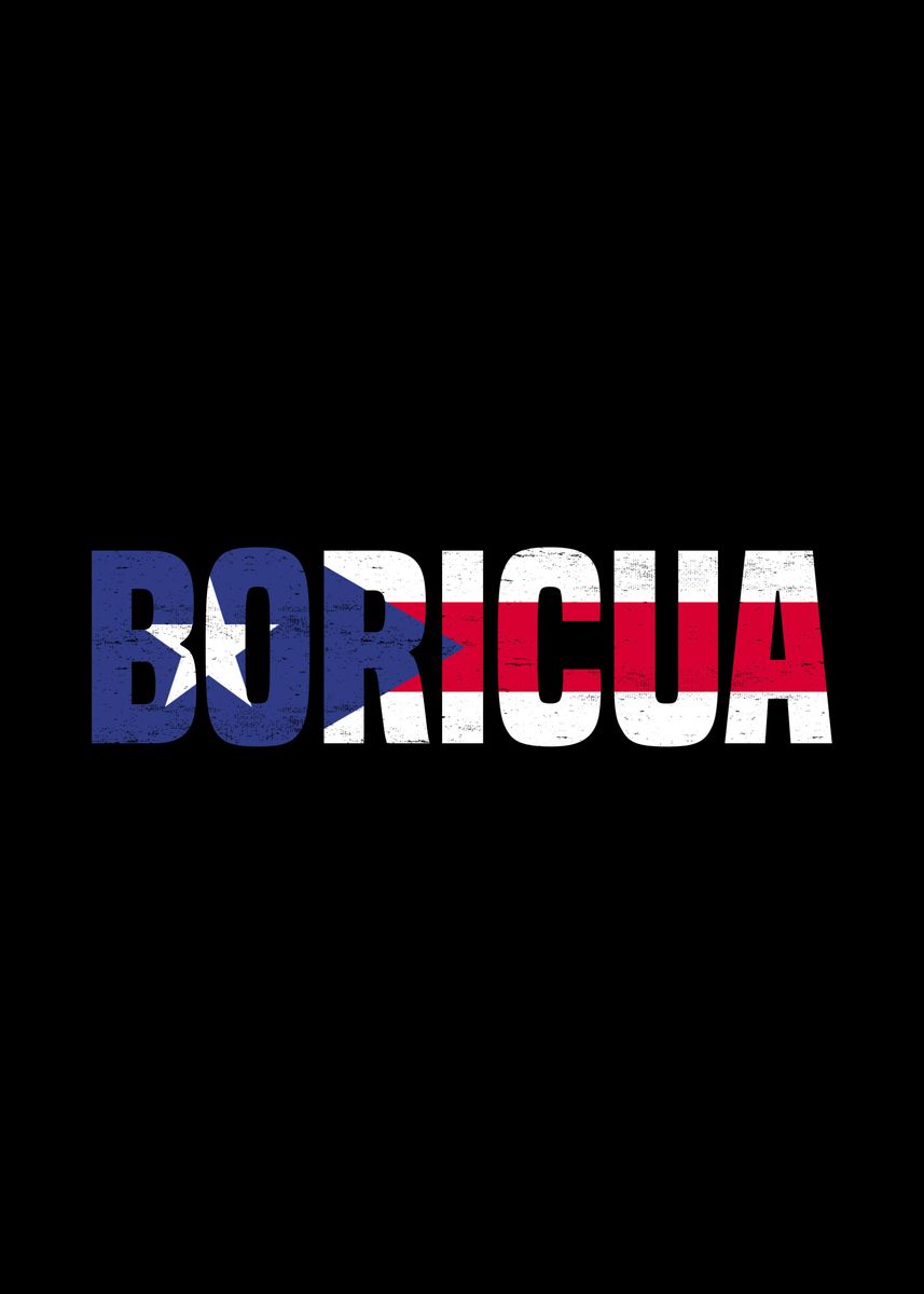 'Boricua Borincano Gifts' Poster, picture, metal print, paint by TW ...