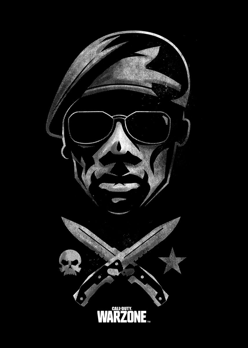 'Zane' Poster, picture, metal print, paint by Call of Duty | Displate