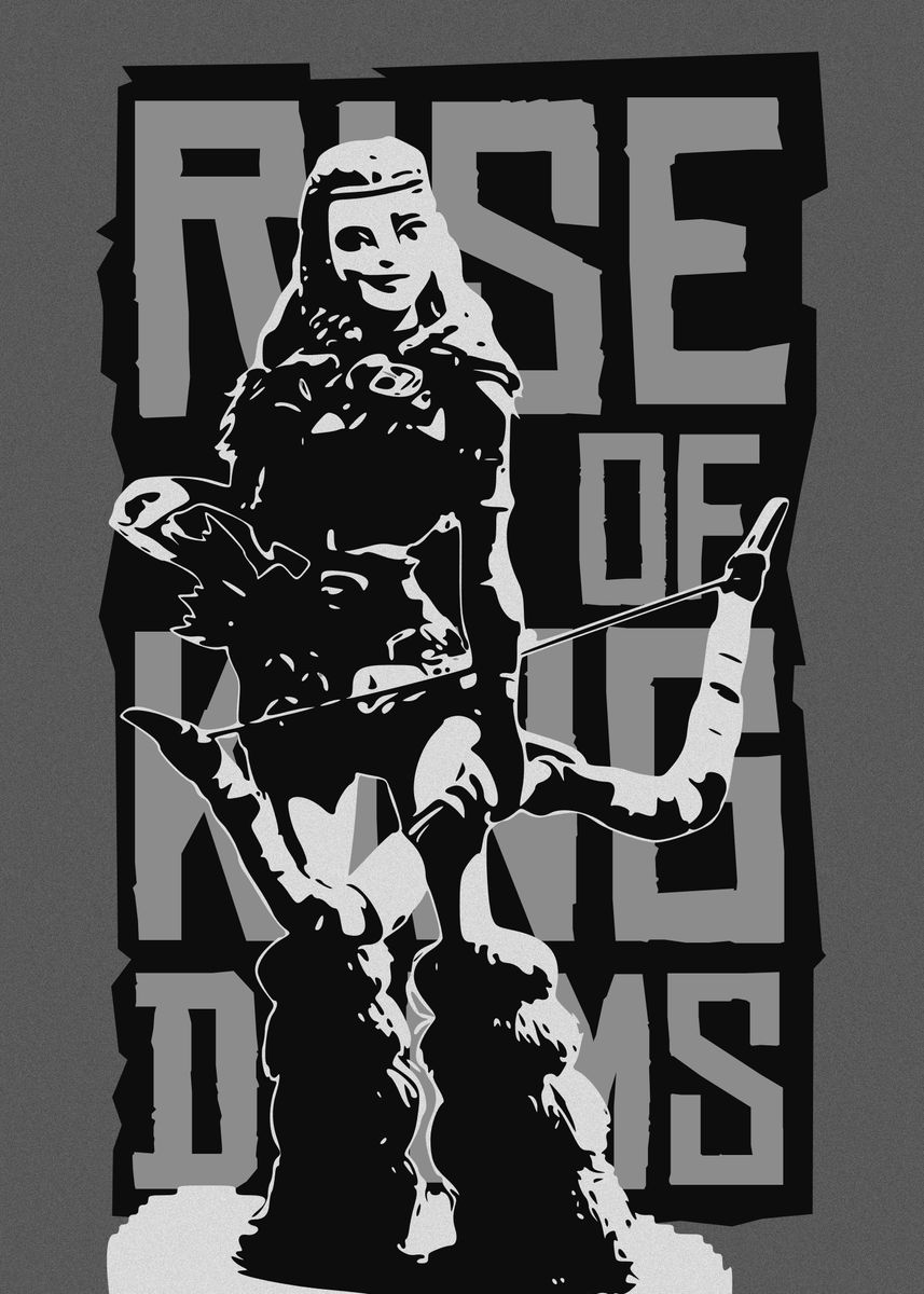 'ROK Keira' Poster, picture, metal print, paint by vectorhelowpal ...