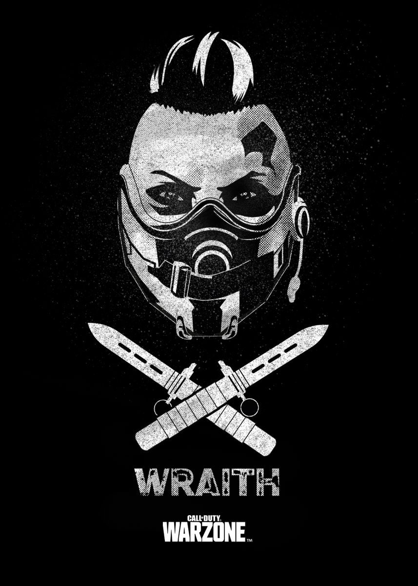 'Wraith' Poster, picture, metal print, paint by Call of Duty | Displate