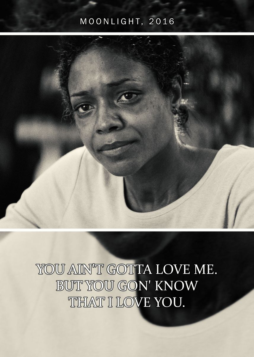 'Moonlight 2016 quote 2' Poster, picture, metal print, paint by Quoteey ...