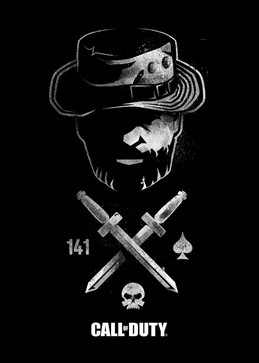 'Captain Price' Poster, picture, metal print, paint by Call of Duty ...