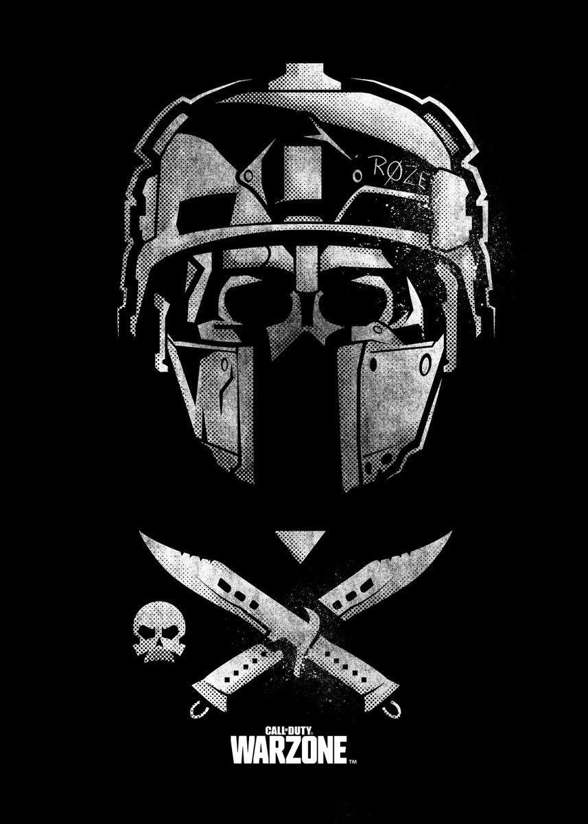 'Roze' Poster, picture, metal print, paint by Call of Duty | Displate