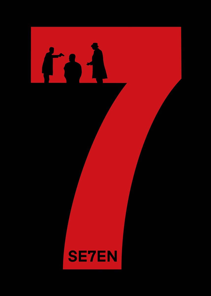 'Se7en' Poster, picture, metal print, paint by Magic Apes | Displate