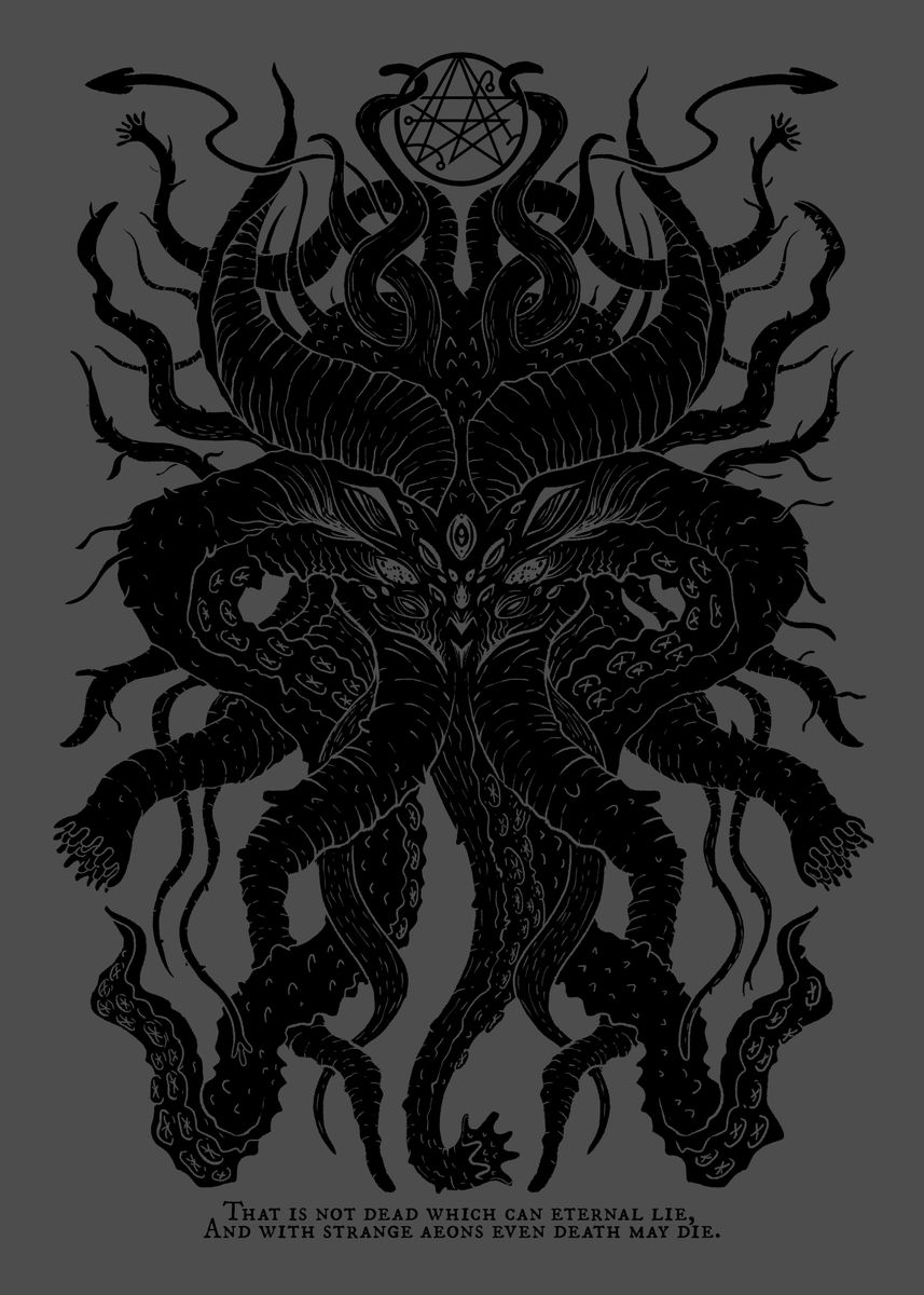 'Cosmic horror v2' Poster by Dalibor Novak | Displate