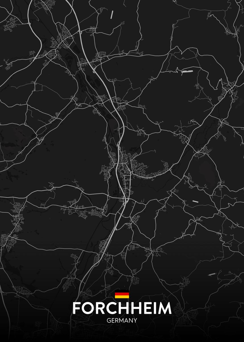 'Forchheim DE' Poster by IMR Designs | Displate