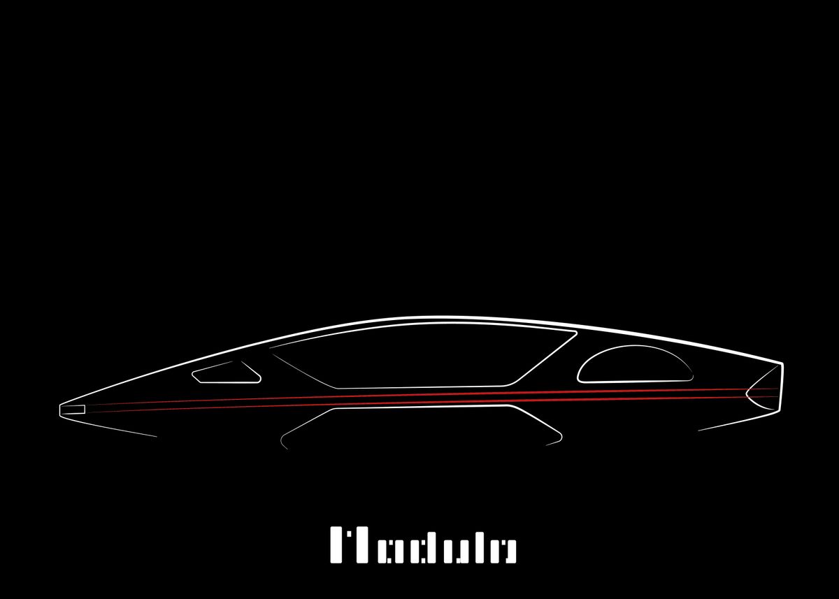 'Ferrari Modulo' Poster by Kenan Geraud | Displate