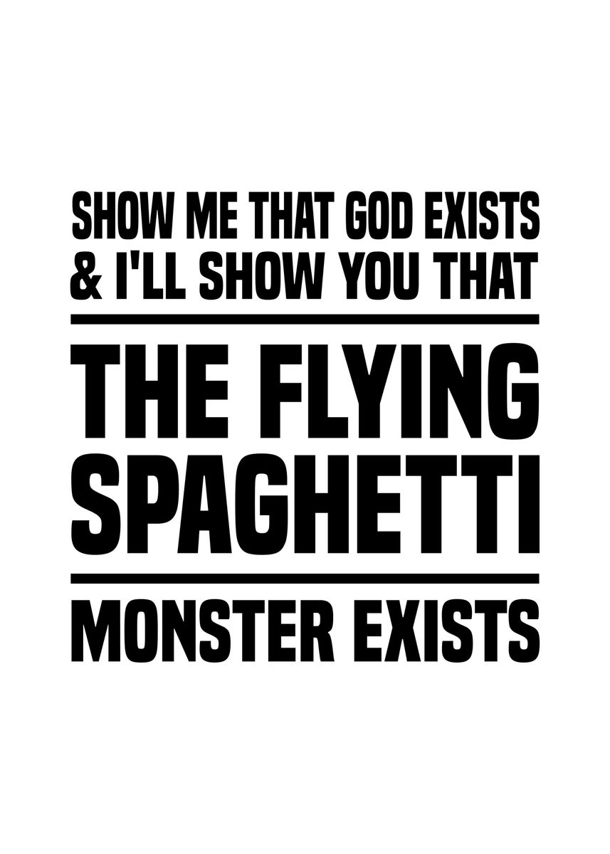 'Awesome Atheism Sayings' Poster, picture, metal print, paint by TW ...