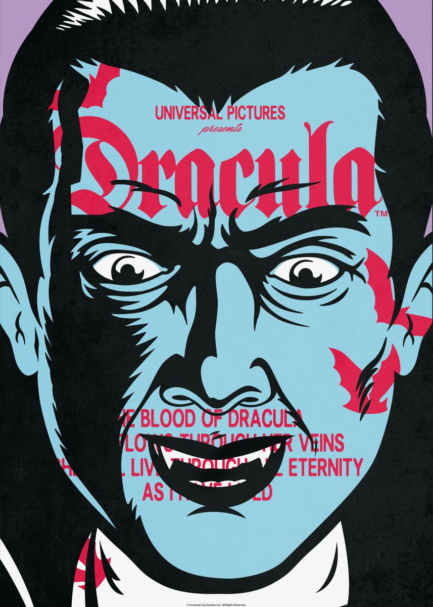 'Dracula' Poster, picture, metal print, paint by Universal Monsters ...