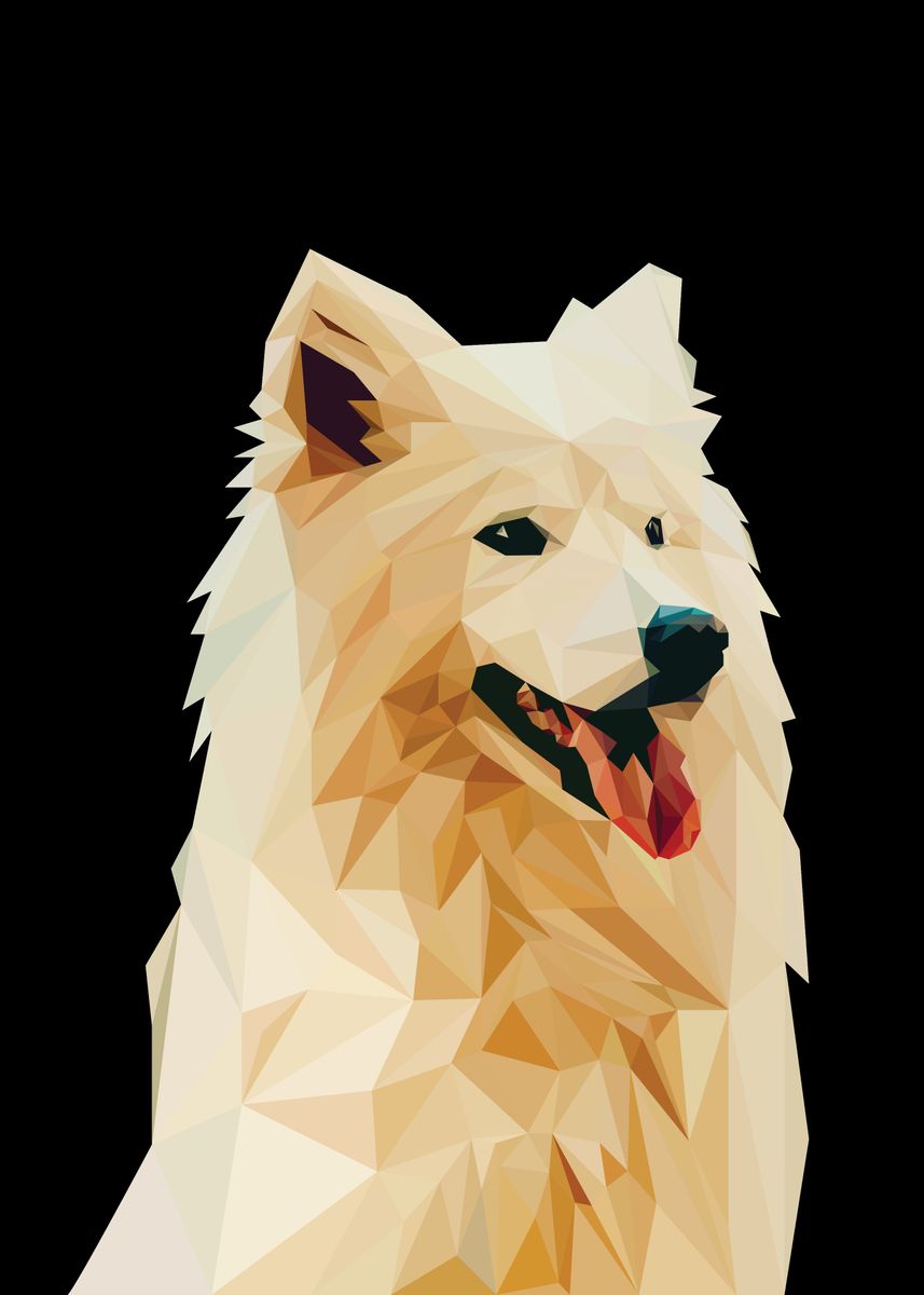 'The Dog' Poster, picture, metal print, paint by Yanz Studio | Displate