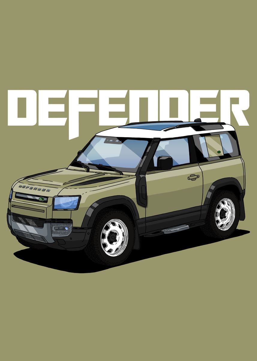 'Land Rover Defender ' Poster by ND Fat | Displate