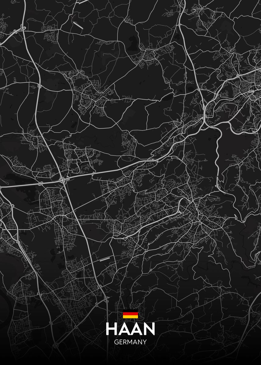 'Haan DE' Poster, picture, metal print, paint by IMR Designs | Displate