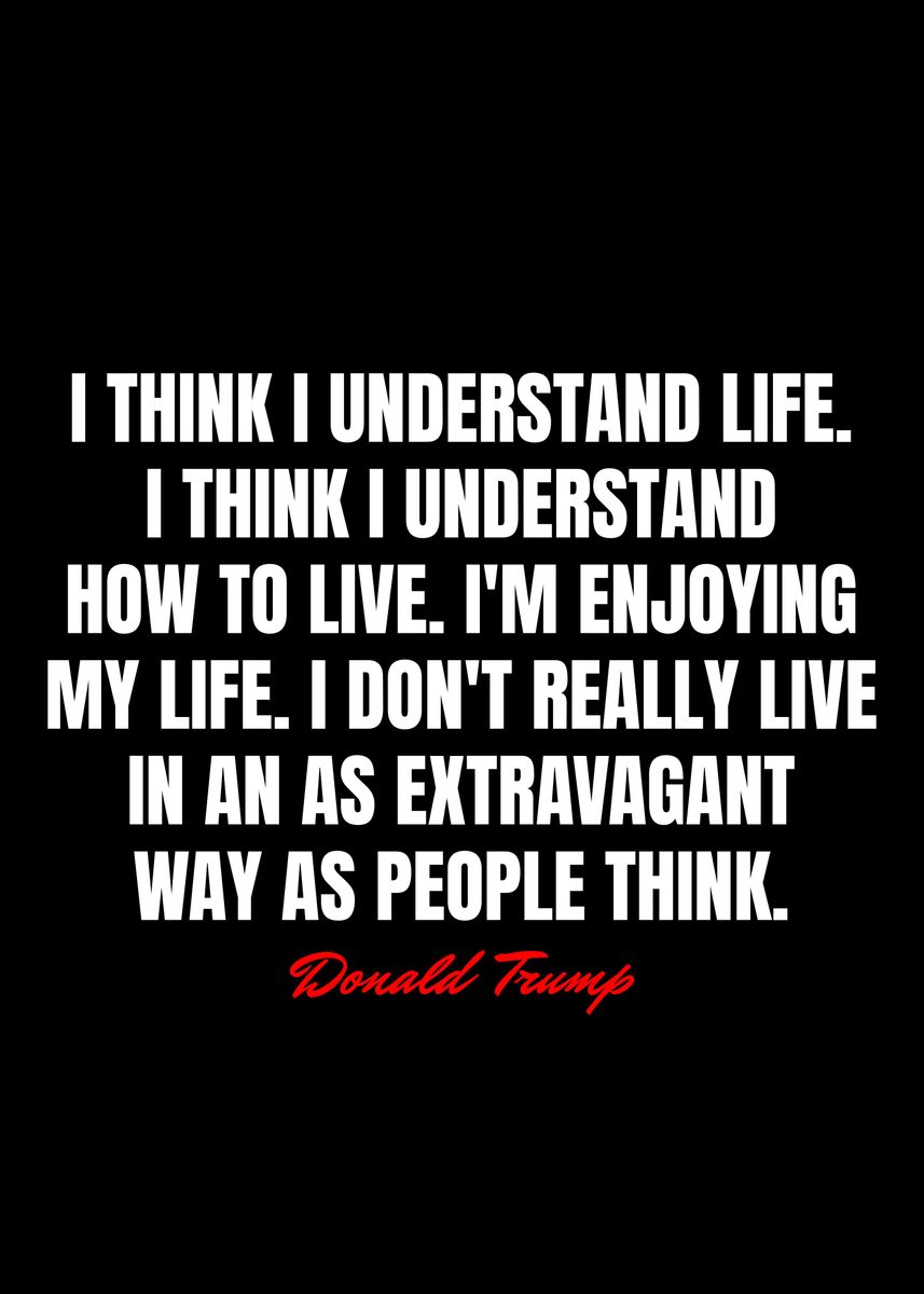 'Donald Trump Quotes' Poster, picture, metal print, paint by Best ...