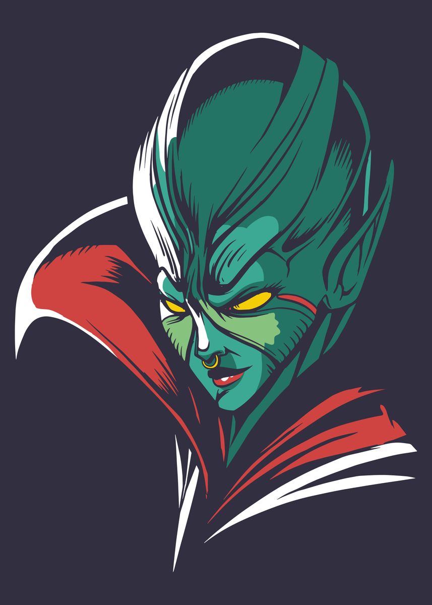 'Alien queen' Poster, picture, metal print, paint by Bombdesign | Displate