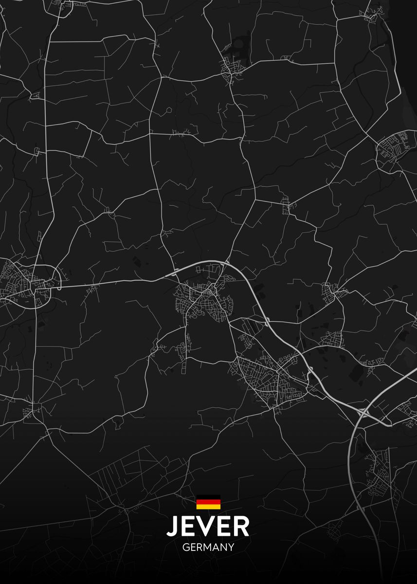 'Jever DE' Poster, picture, metal print, paint by IMR Designs | Displate