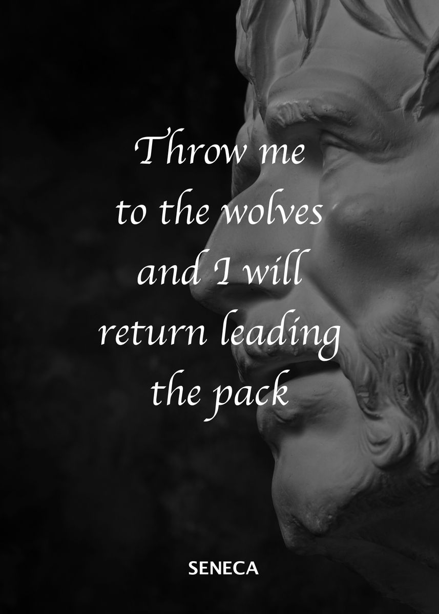 'Seneca' Poster, picture, metal print, paint by Graphix313 | Displate