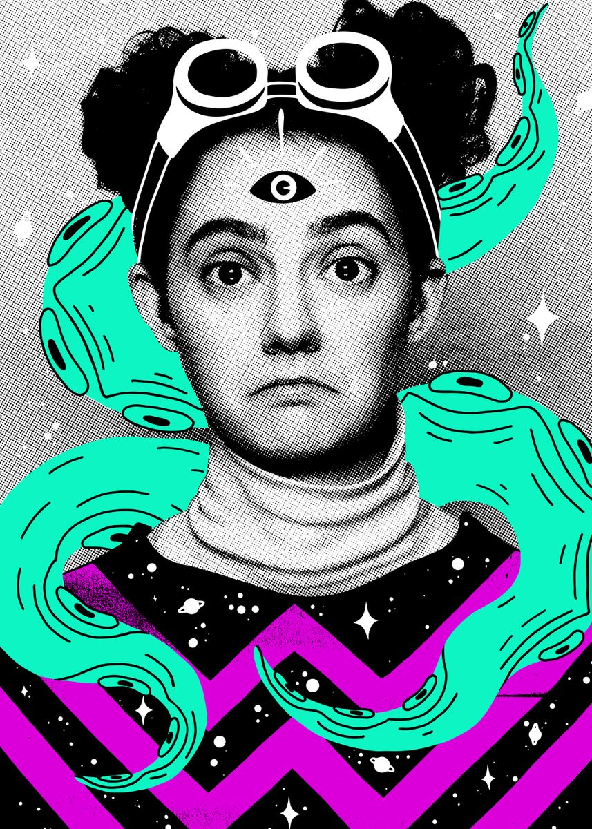 'Lily Pop Portrait' Poster by Sex Education | Displate