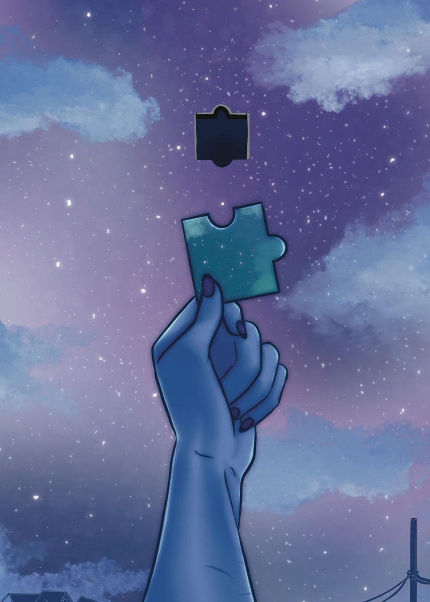 'The Missing Piece' Poster by CryingWatercolours | Displate