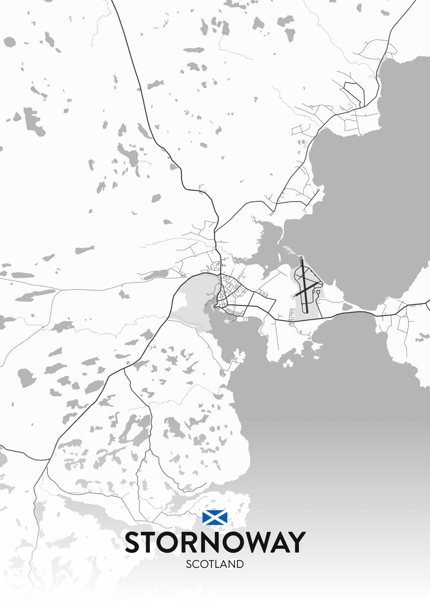 'Stornoway UK' Poster, picture, metal print, paint by IMR Designs ...