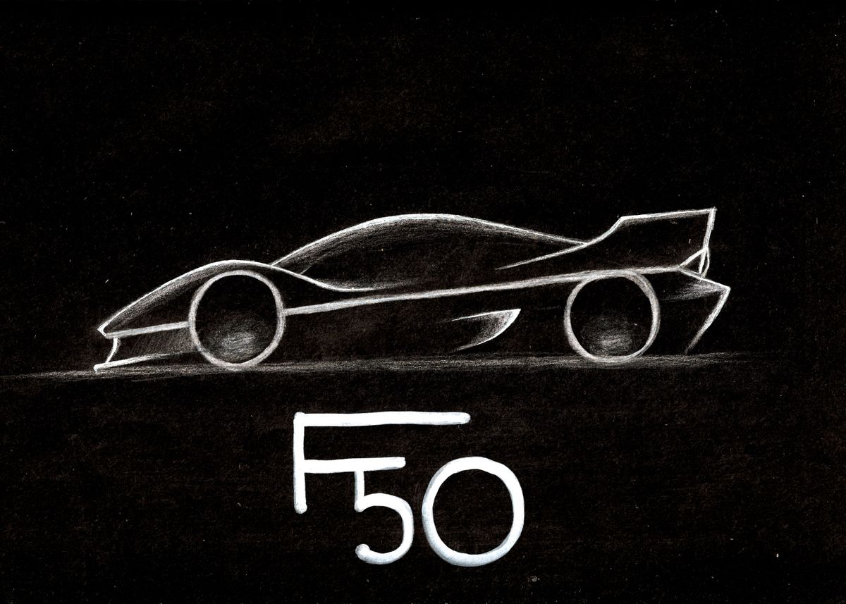 'F50' Poster by 1erickf50 | Displate