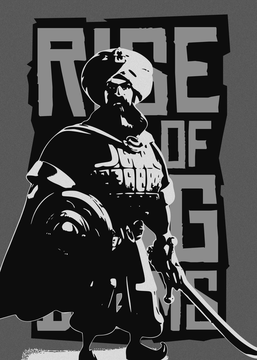 'ROK Baibars' Poster, picture, metal print, paint by vectorhelowpal ...