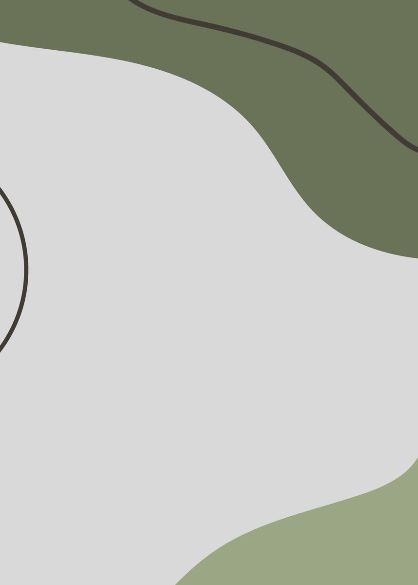 'Minimalist Green Nature' Poster by Albarizi Art | Displate