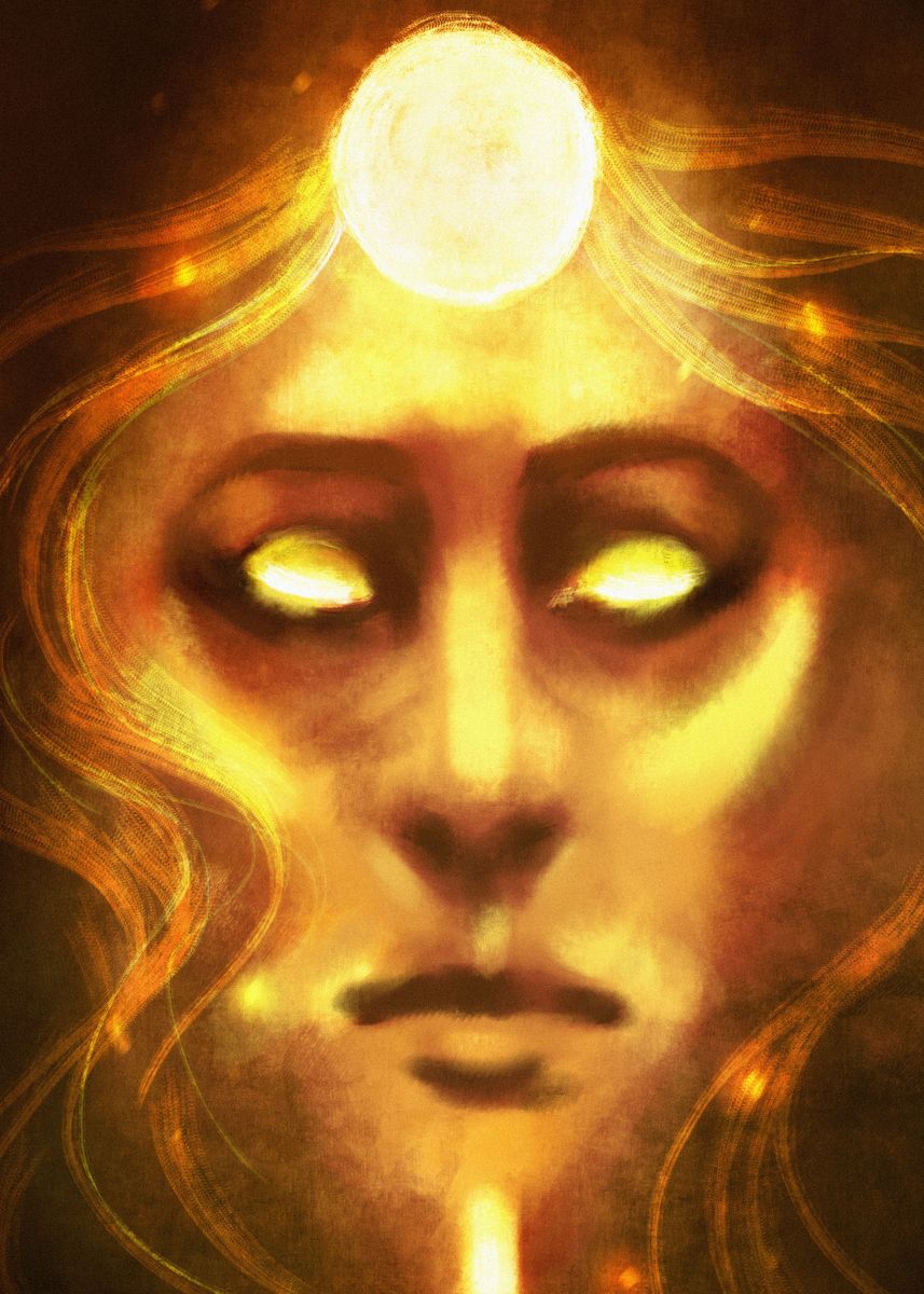 'The Solar Deity' Poster by Alessia H Valastro | Displate