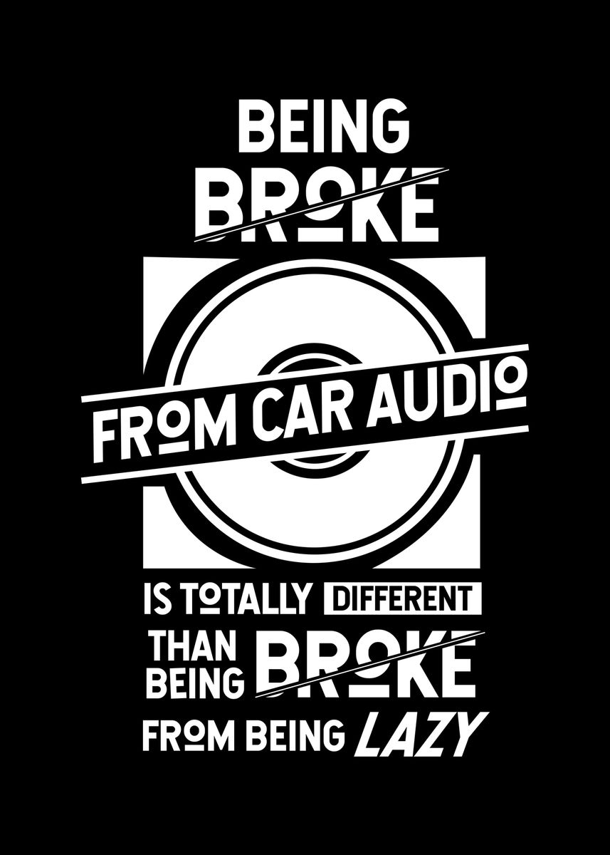 'Car Audio' Poster, picture, metal print, paint by Sebastian Wünsche ...