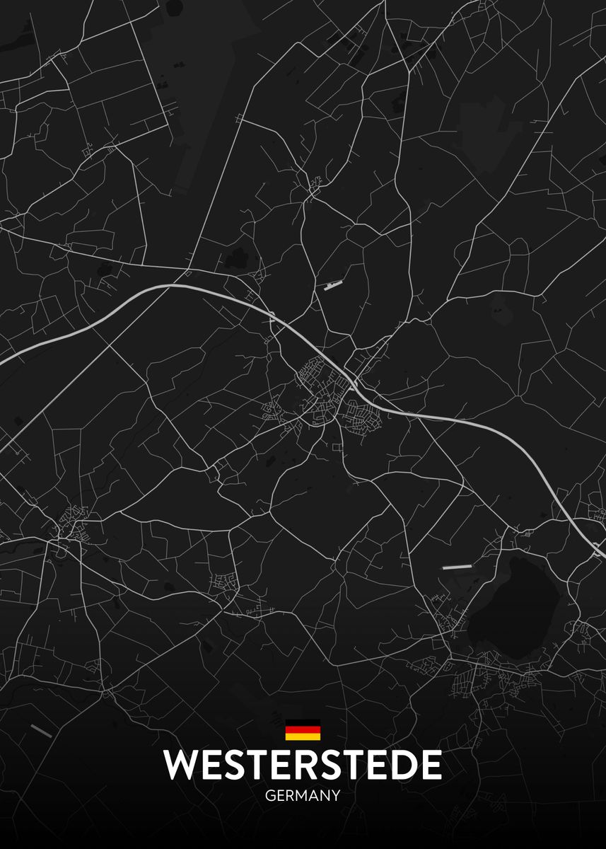 'Westerstede DE' Poster by IMR Designs | Displate