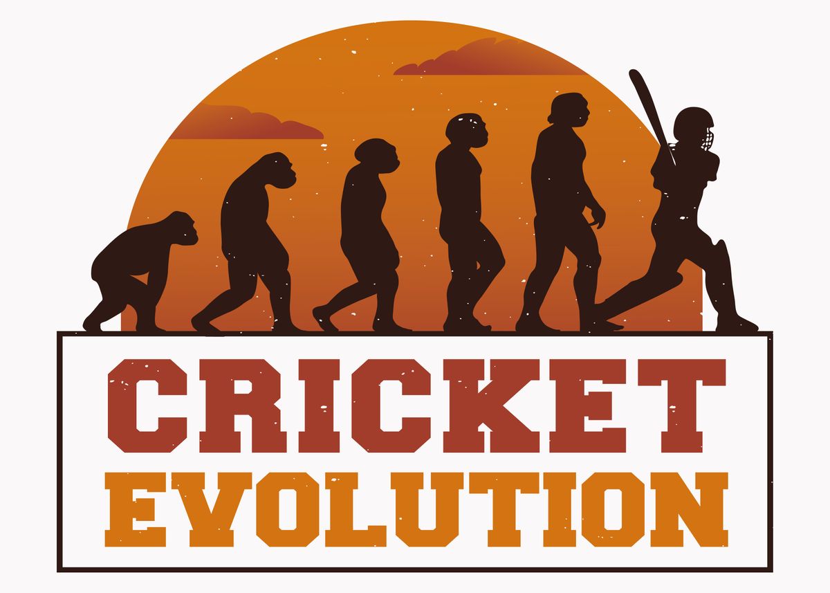 'Cricket evolution' Poster by Bombdesign | Displate