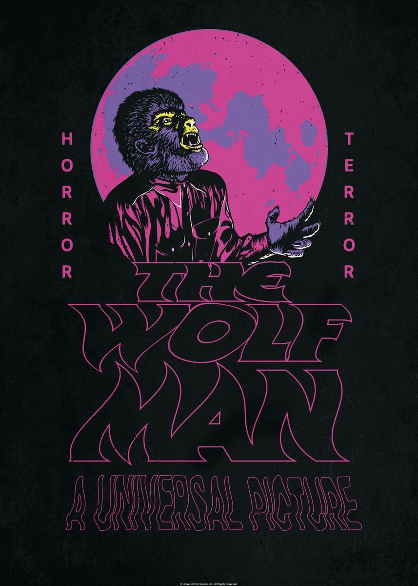 'Terror' Poster, picture, metal print, paint by Universal Monsters ...